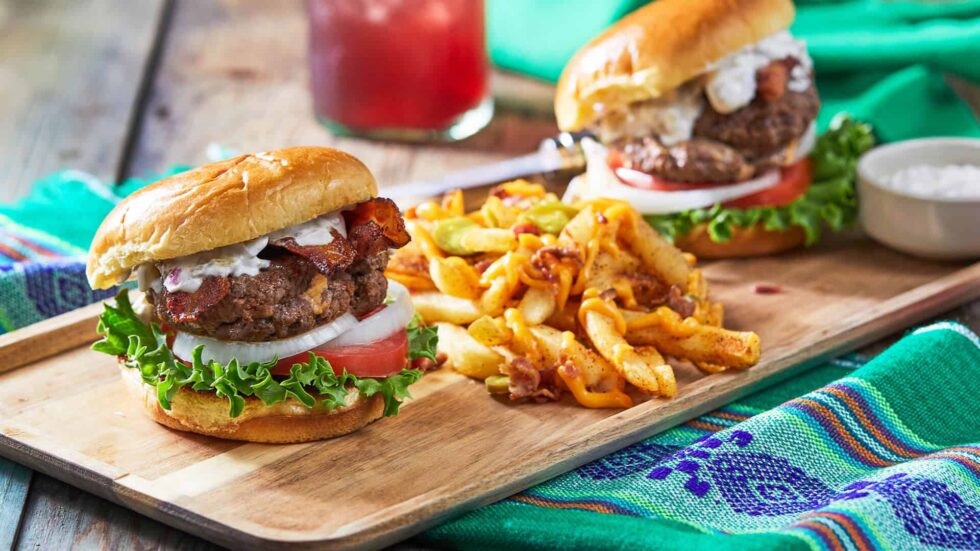 Stuffed Queso Burger | Juanita's Foods