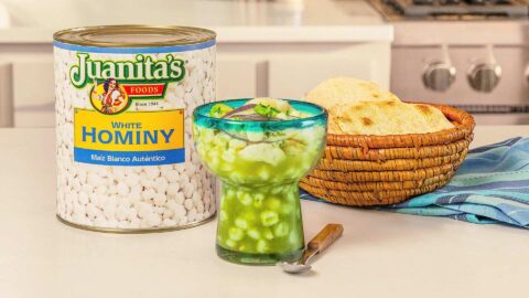 Hominy & Shrimp Aguachile | Juanita's Foods
