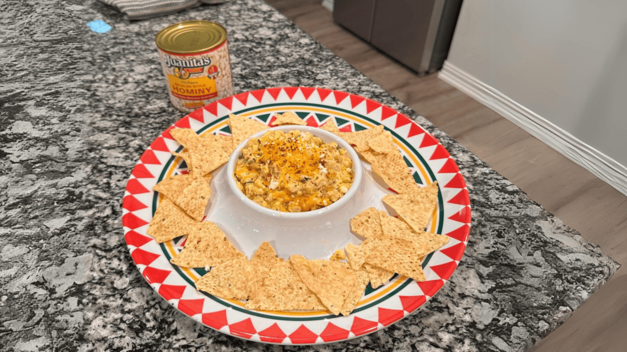 Hominy & Cheese Mexican Dip | Juanita's Foods